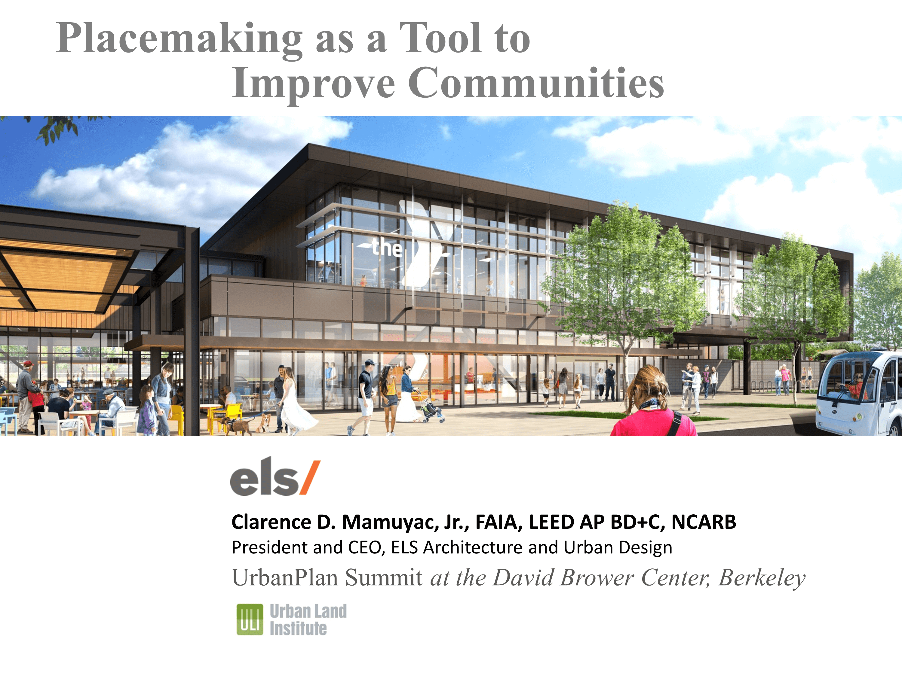 Mamuyac Presents at ULI Urban Plan Summit